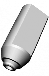 Dentsply Friadent Ankylos® Scan Jig Implant Level Non Engaging. - Target3D